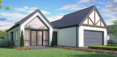 Render of Rimu 2 bedroom home