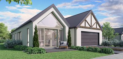 Render of Totara 3 bedroom home